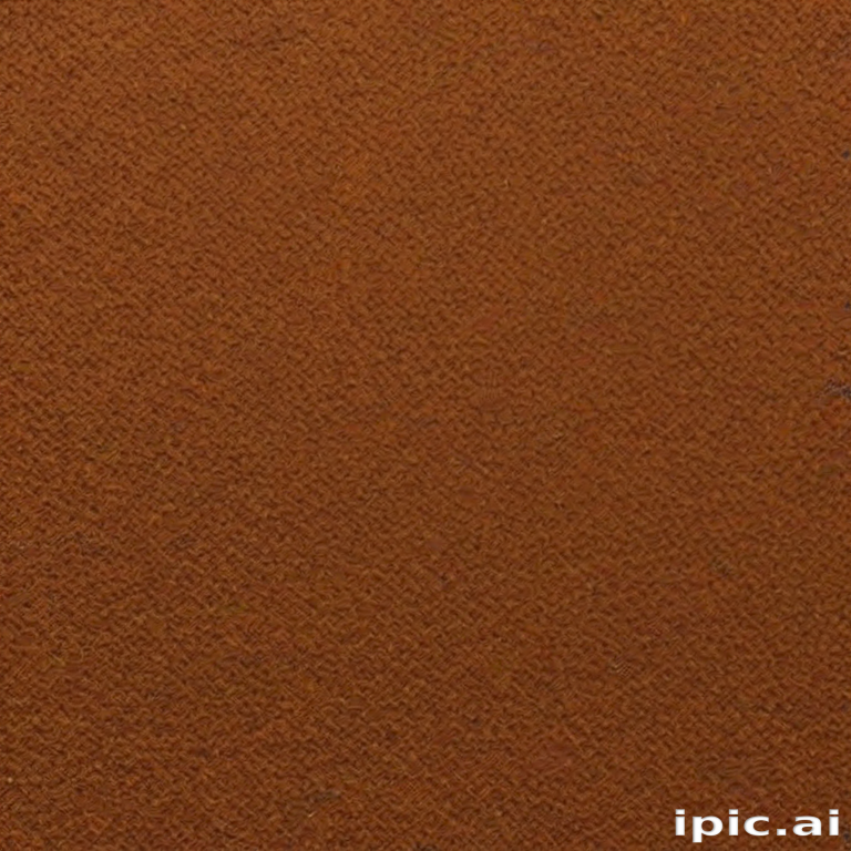 Close-Up of a Rich, Textured Brown Surface with Subtle Patterns