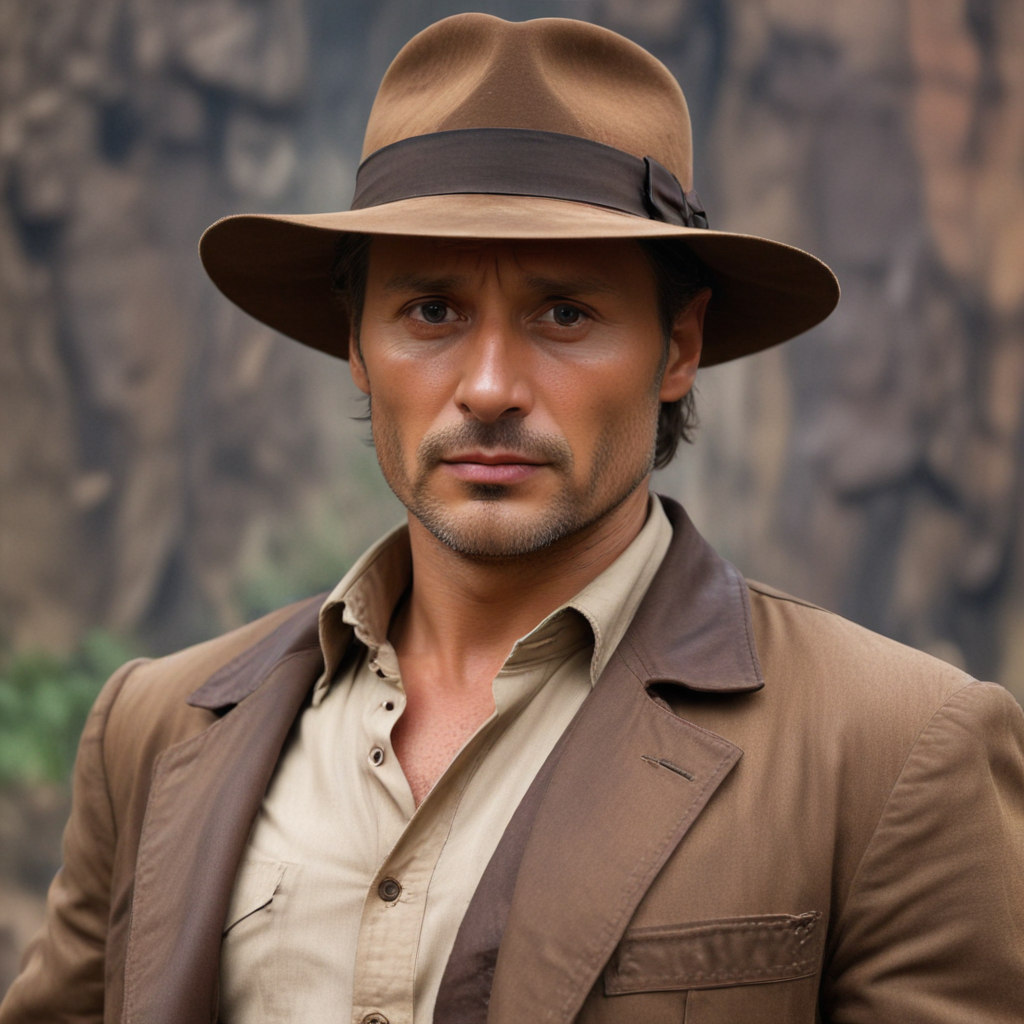 Mads Mikkelsen in Indiana Jones and the dial of destiny, without his head