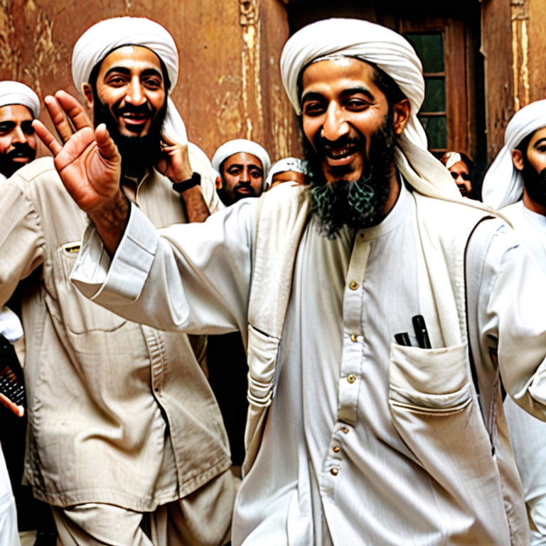 osama bin laden dancing