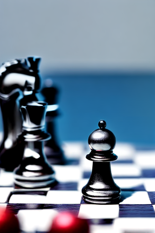 Make a logo for a chess app, with two mens looking to the table