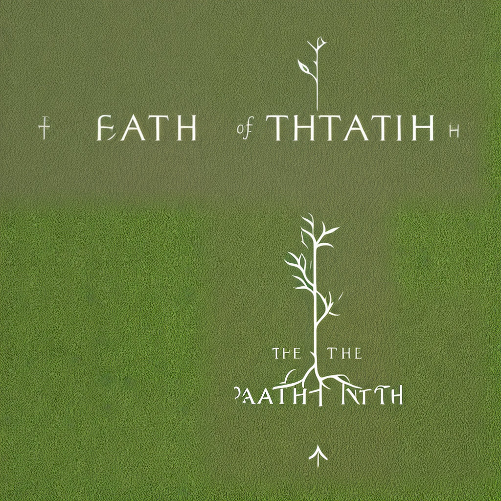Logo with the name "path of faith"