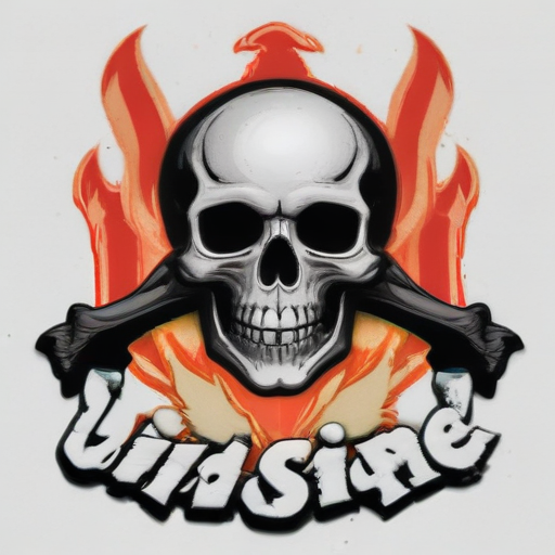 WILDSIDE RC WORKS logo with skulls and flames