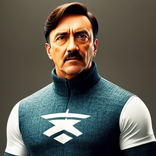 Caked up Adolf Hitler