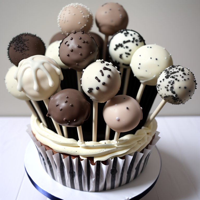 Deliciously Decorated Cake Pops and Cupcakes Perfect for Any Celebration.