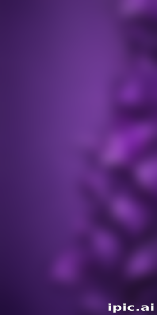 Soft Purple Gradient Background with Subtle Abstract Floral Patterns