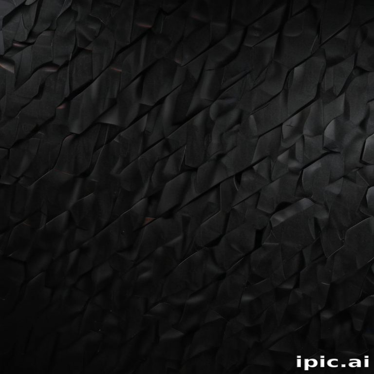 Intricate Patterns of Dark Textured Material Creating a Striking Visual ...