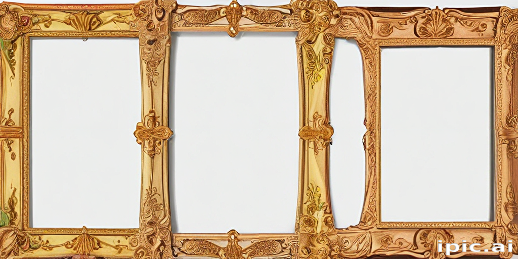 Elegant Vintage Picture Frames Ready to Showcase Your Favorite Memories