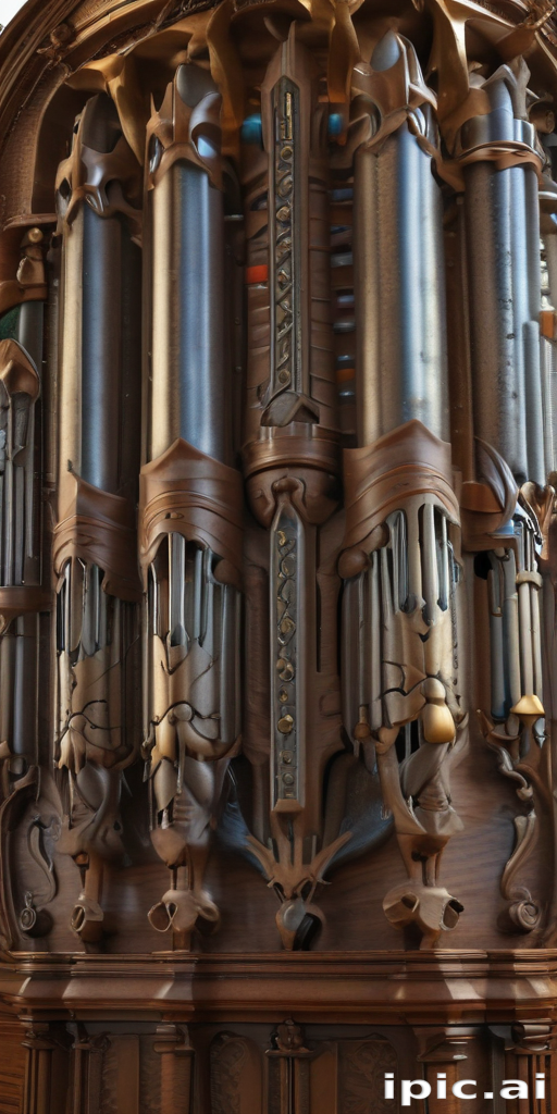 Intricate Steampunk-Inspired Design Featuring Elaborate Pipes and ...