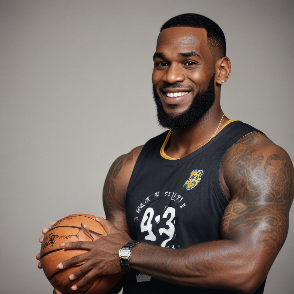 Combination of spongebob and Lebron James