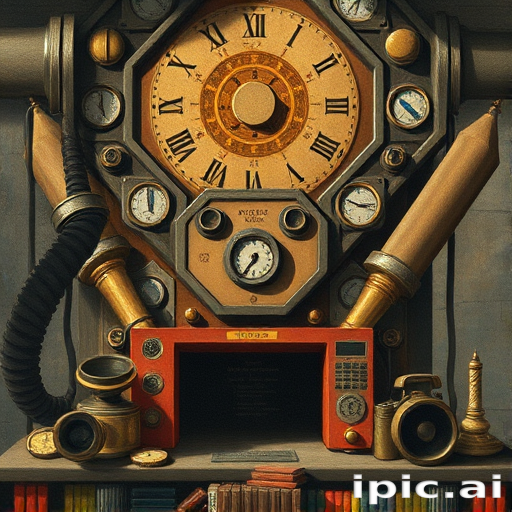 An Intricate Collection of Vintage Clocks and Unique Timekeeping Devices