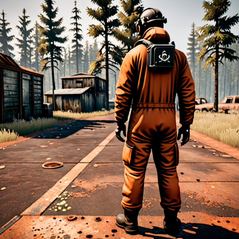 Rust game hazmat