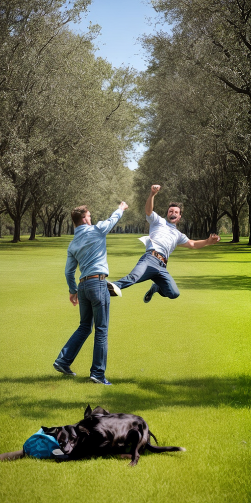 2 friends in fight pose