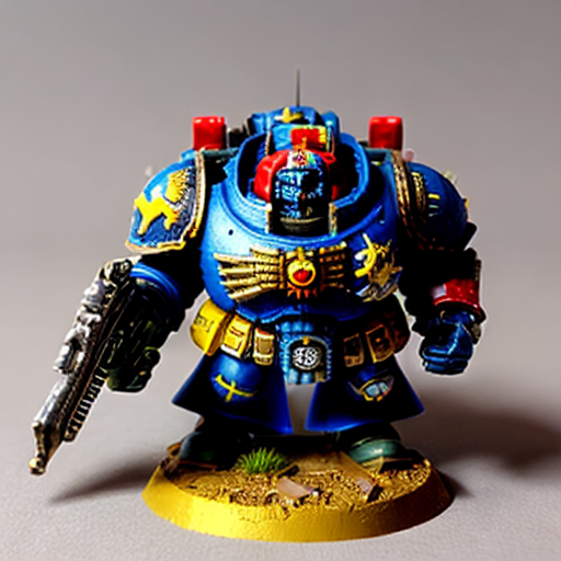 Warhammer 40k Space marine Penguin faction, painting