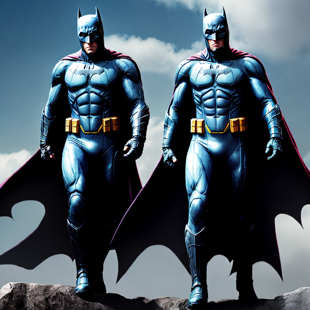 Ben Affleck's Batman in Battle Armour