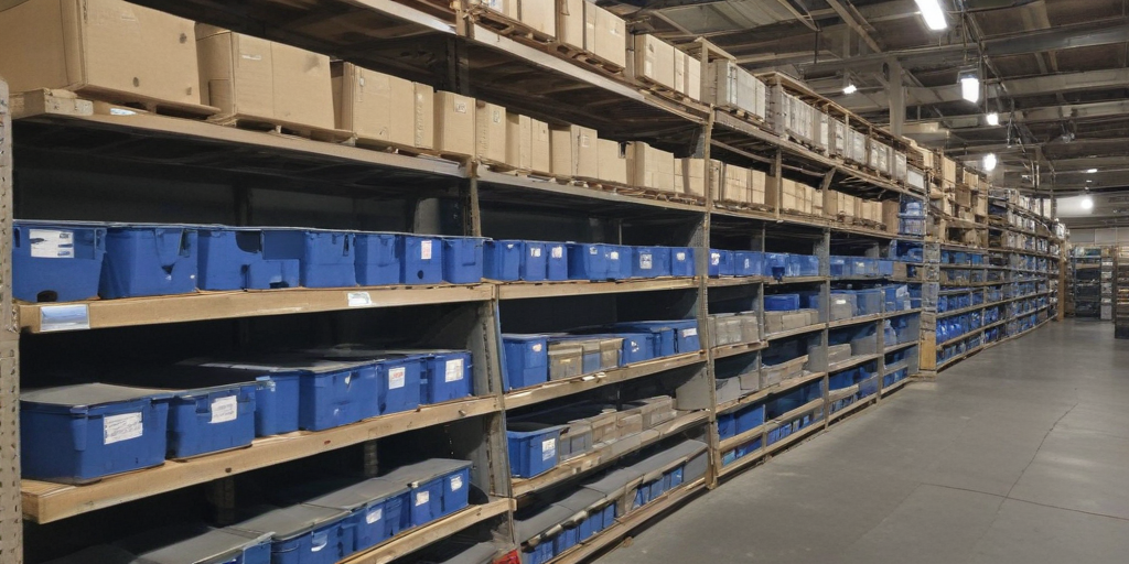 I need a binstock area serviced by fastenal