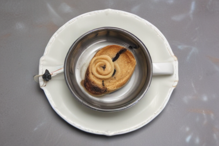 spoon mug plate mirror food