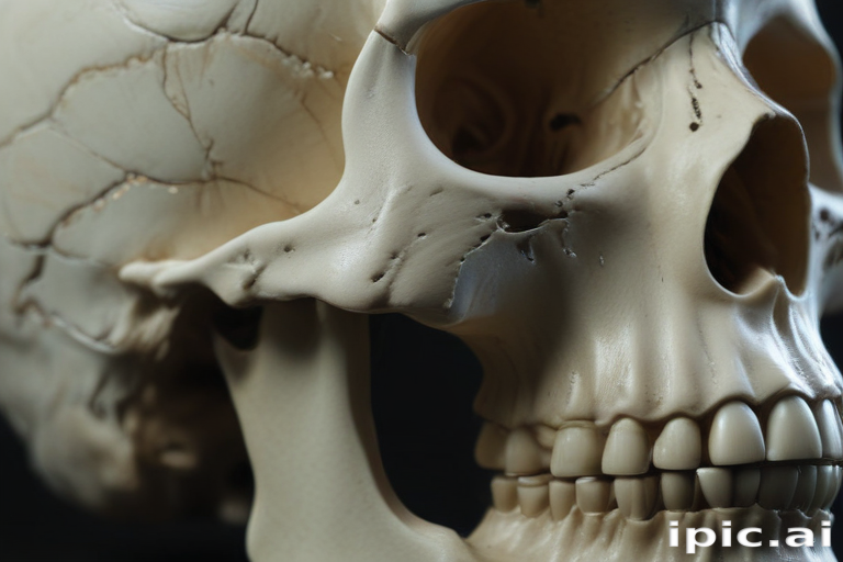 Intricate Details of a Human Skull Highlighting Its Unique Features and ...