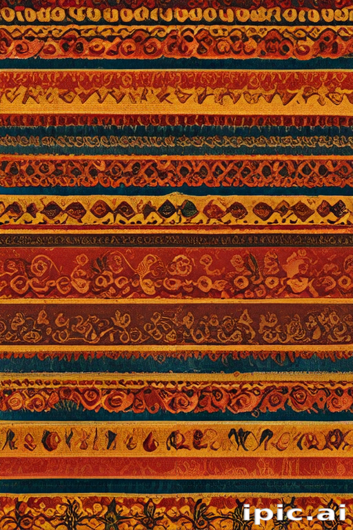 Vibrant Textiles Featuring Intricate Patterns in Bold Colors and Designs.