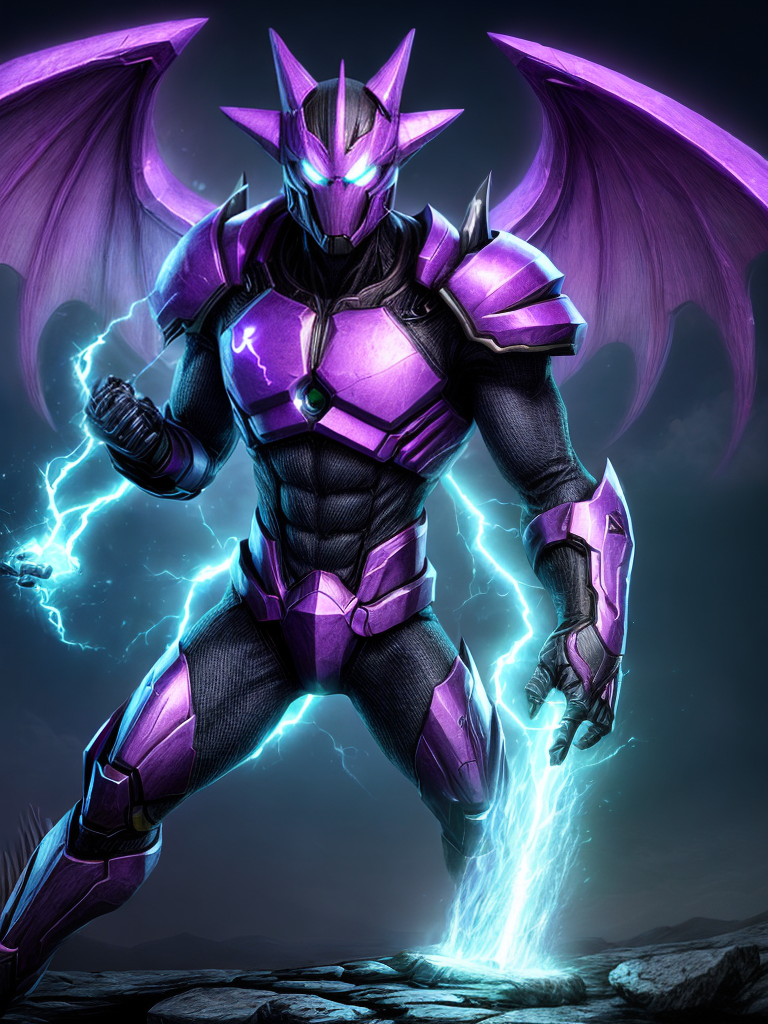 A fanmade MSM monster, with elements: Magic, Toxic, Polarity