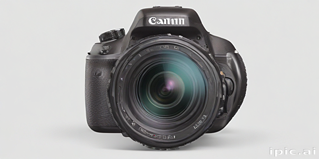 High-Quality Canon DSLR Camera with a Large Lens for Photography ...