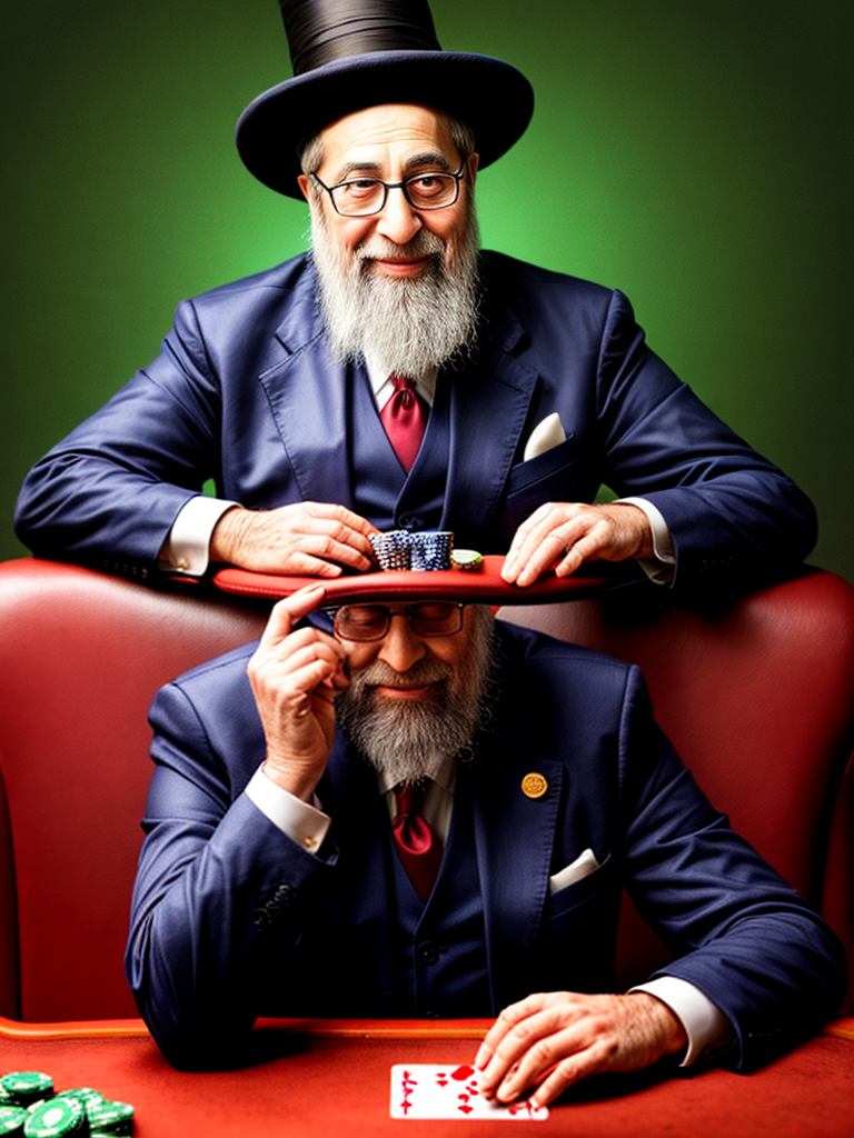 a rabbi playing poker