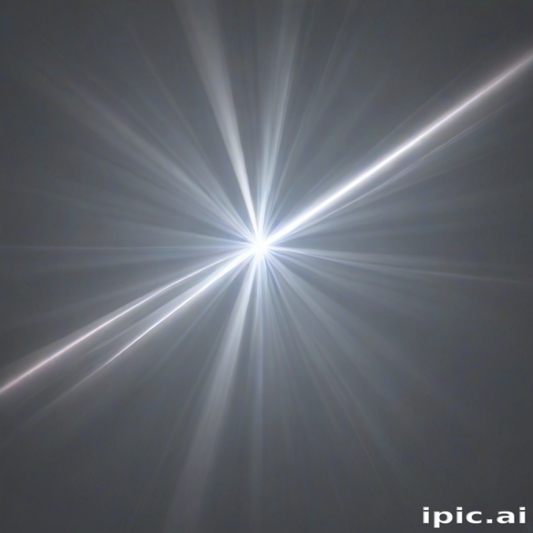 Radiant Burst of Light Illuminating a Soft, Ethereal Background in Motion