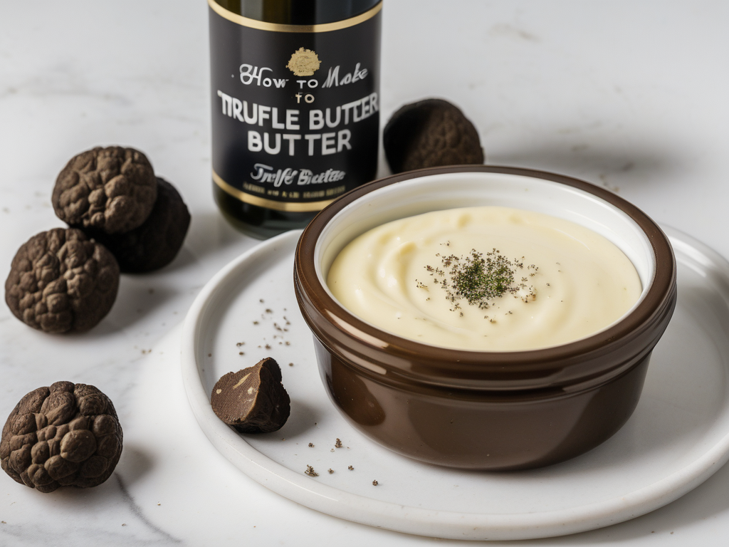 Delicious Homemade Truffle Butter Recipe with Gourmet Ingredients and ...