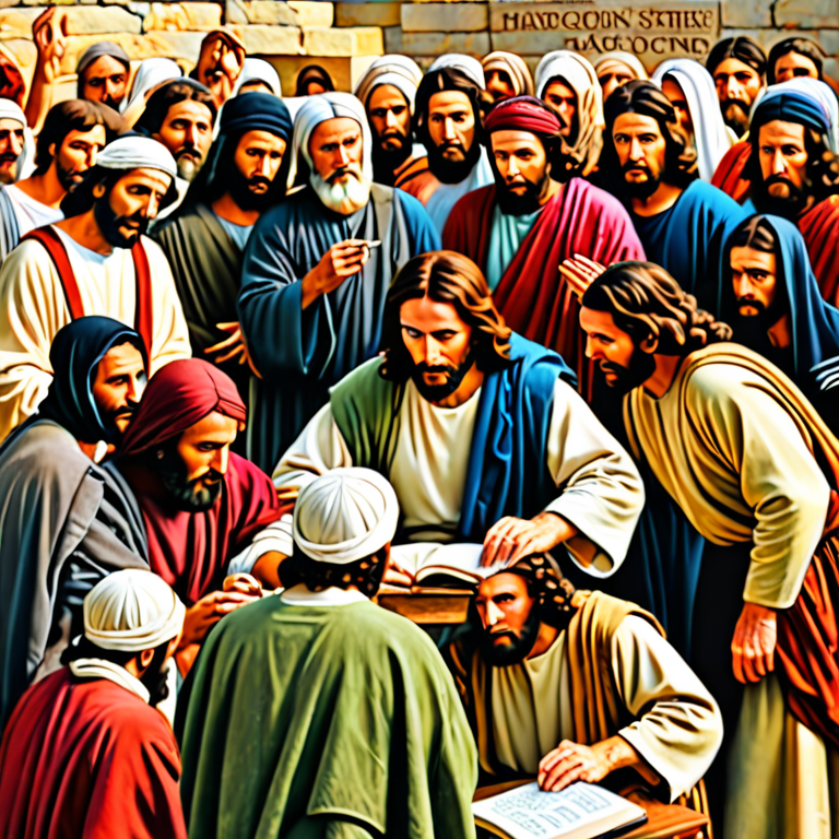 Jesus vs scribes and Pharisees