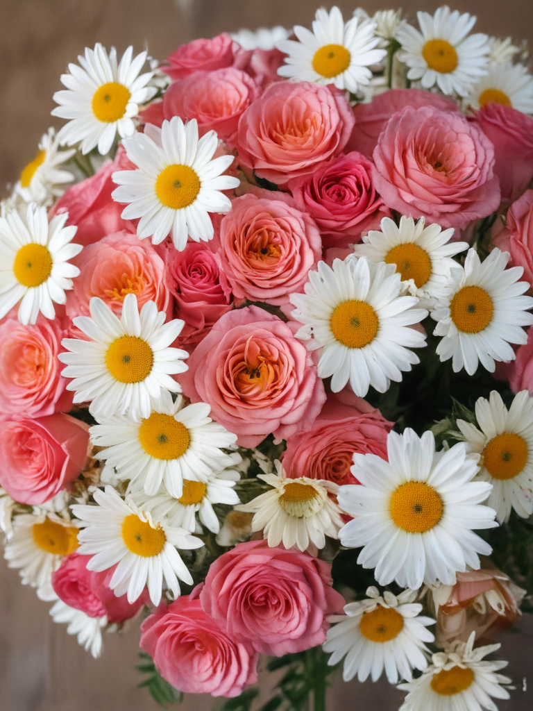 roses and camomile