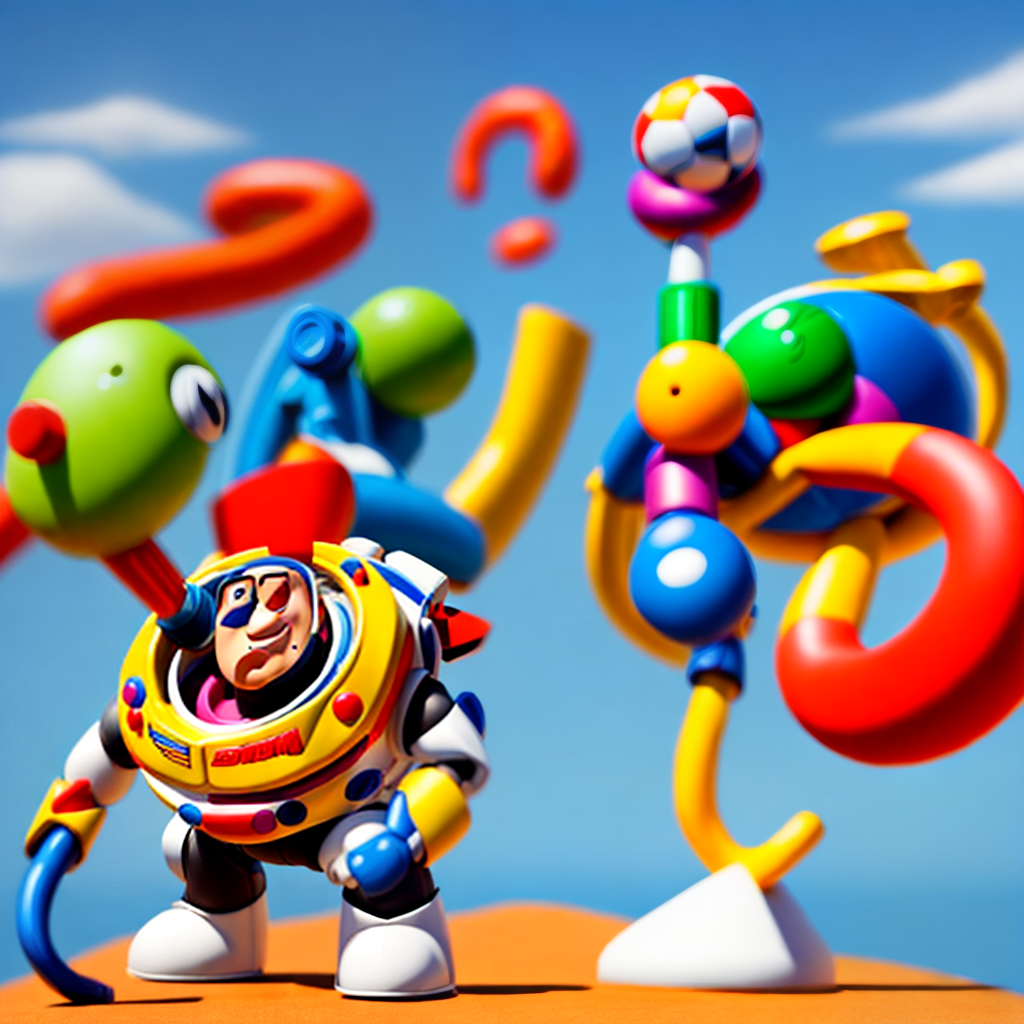 Most Joyful Toy Story Digital Fine Art (copy-right free)