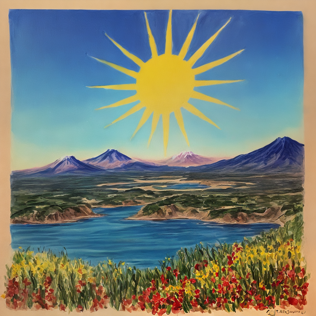 The flag of The Golden Sun Empire. Japanese WW1 and WW2 inspired