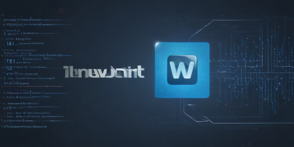 blue color software development background