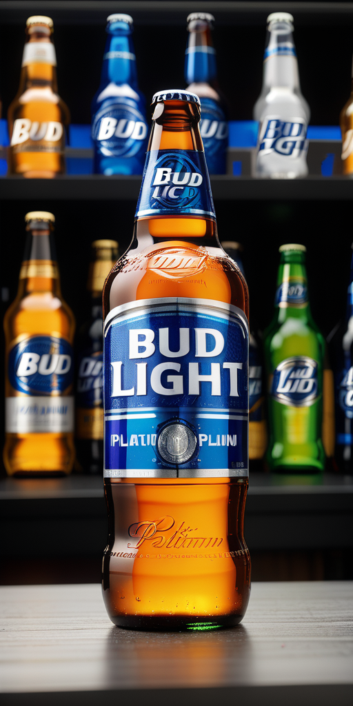 Refreshing Bud Light Seltzer Cans Displayed with Fresh Limes on a ...