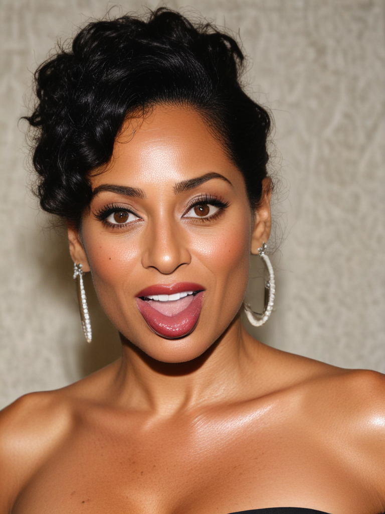 tracee ellis ross long tongue