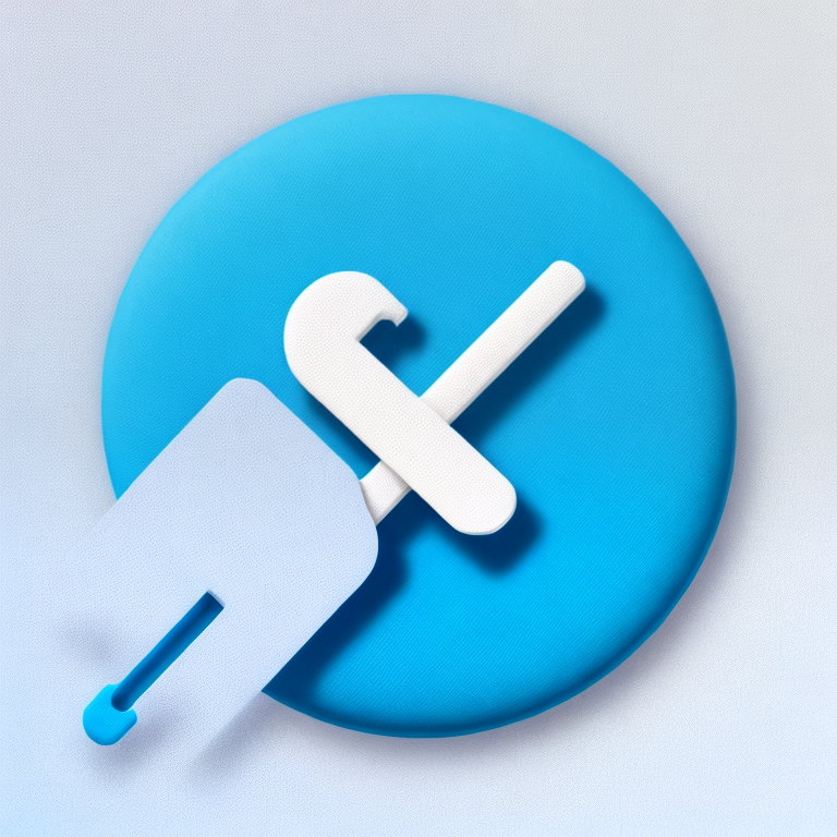Create an icon for Diabetes app with blue background.