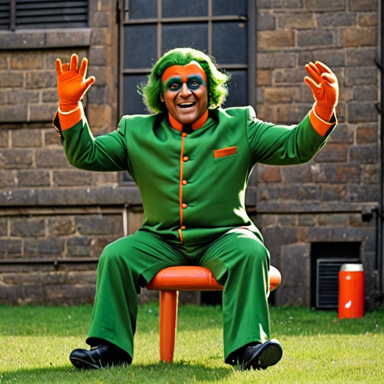 Oompa loompa strong sitting