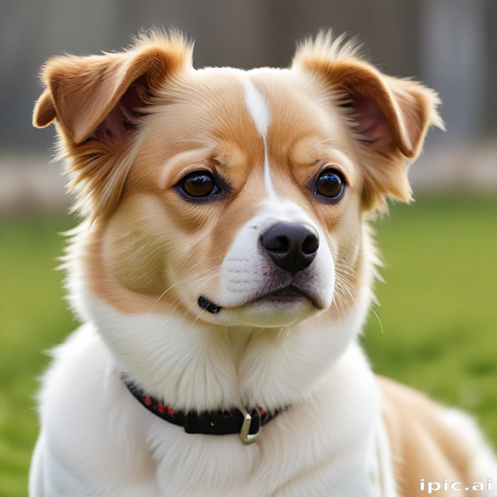 A Beautiful Portrait of a Playful Dog Enjoying a Sunny Day Outdoors.