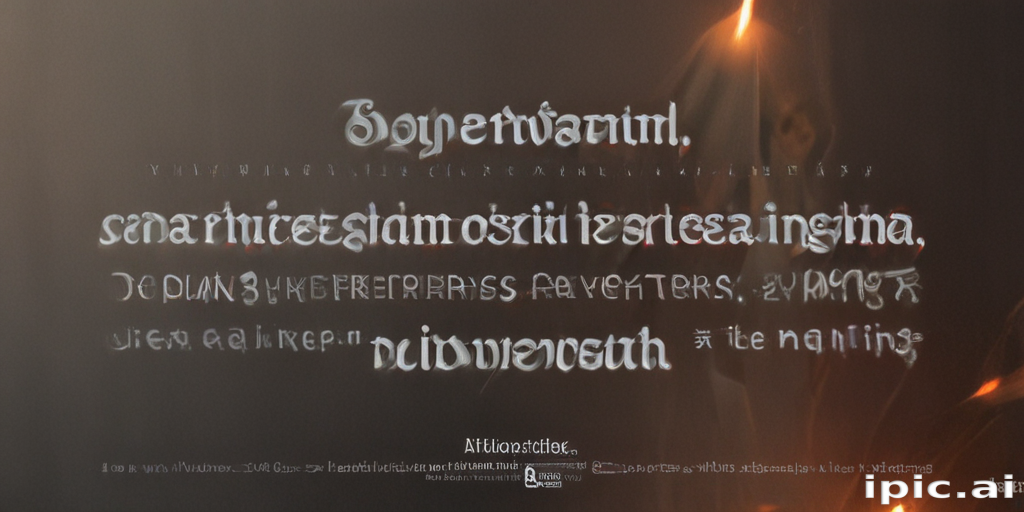 Exploring the Mysteries of Hidden Text and Artistic Typography Styles