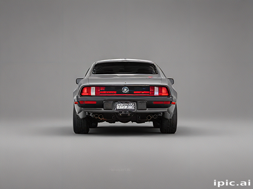 Classic American Muscle Car with Sleek Design and Powerful Stance