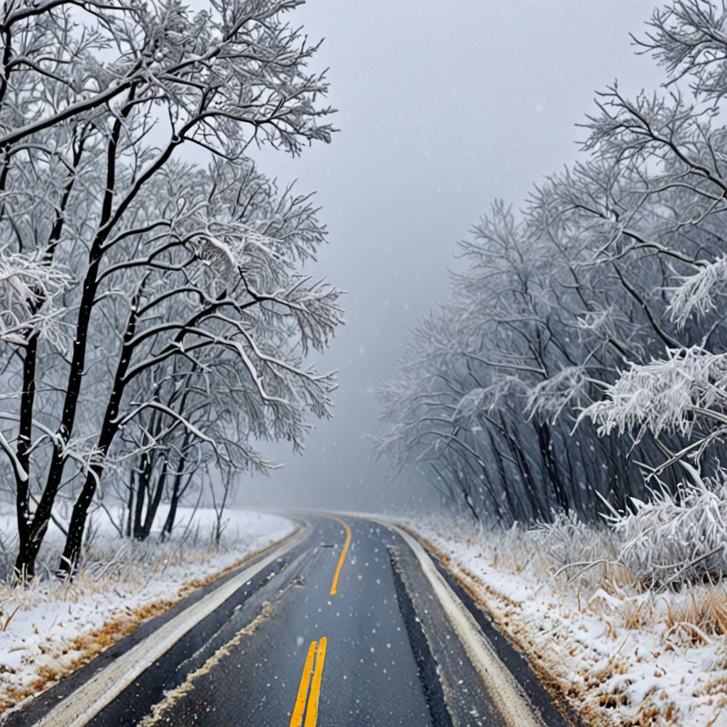Violent Blizzard landscape