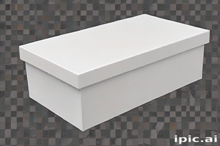 A Plain White Box on a Textured Background for Various Uses.