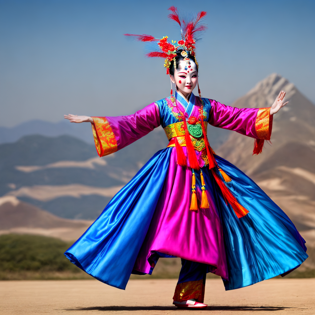 Most Vivid Beautiful Peking Opera (copyright free)