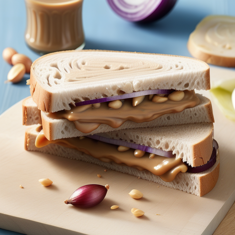 A Unique Culinary Creation: Peanut Butter and Onion Sandwich ...