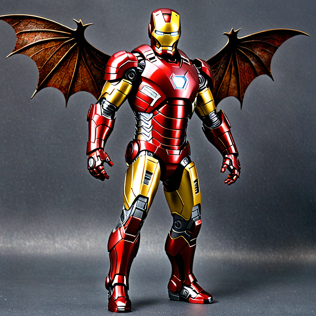 IRON MAN MIX WITH ZOMBIE AND BAT MAN