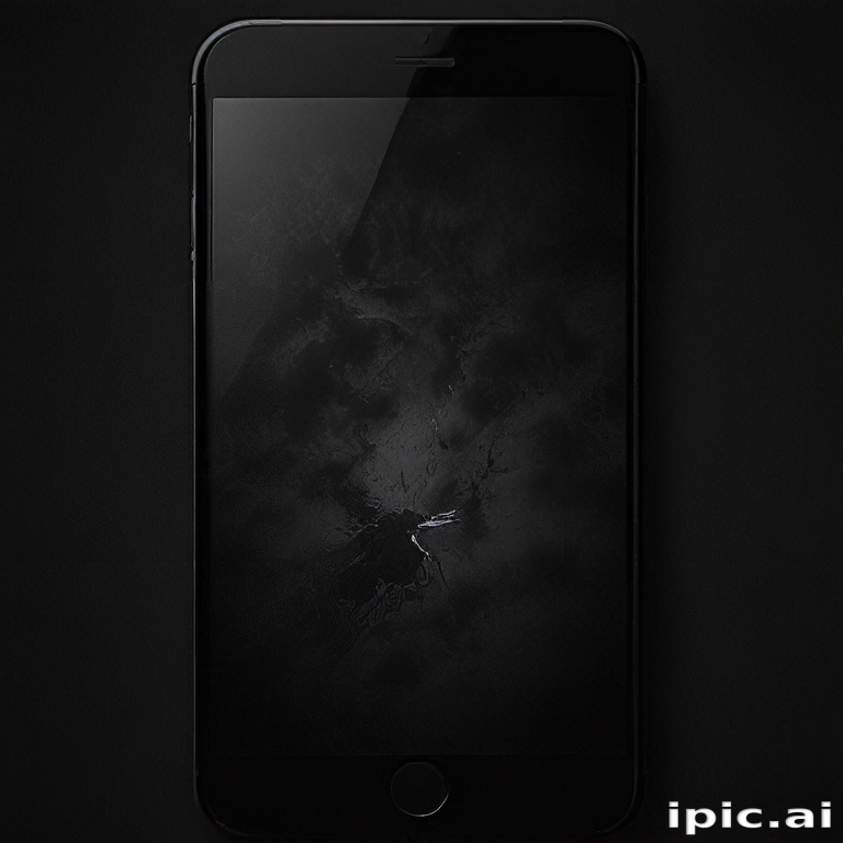 Dark and Mysterious Smartphone Display with Intriguing Abstract ...