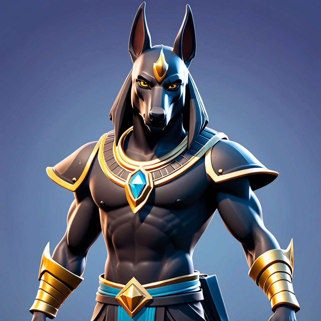 Anubis fortnite skin, fortnite style