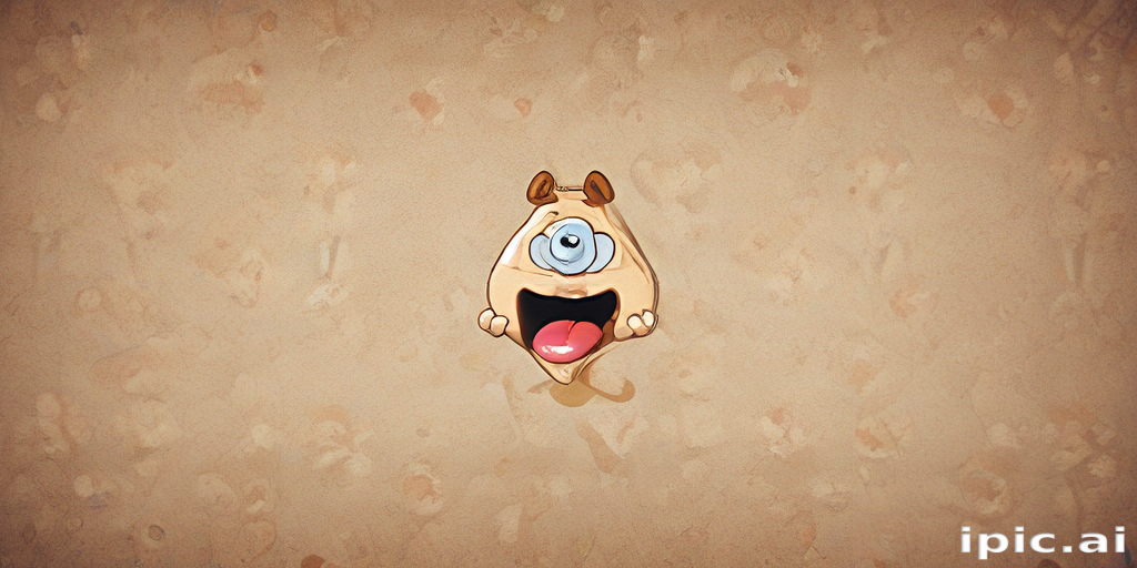A Cartoon Character with One Big Eye and a Happy Expression