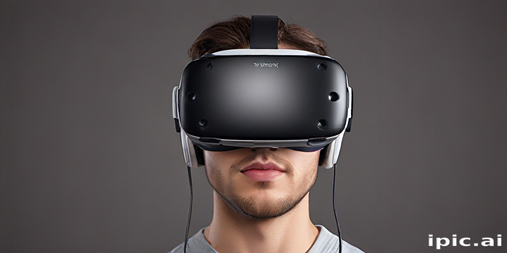 Exploring Virtual Realities: A Person Immersed in Cutting-Edge VR ...