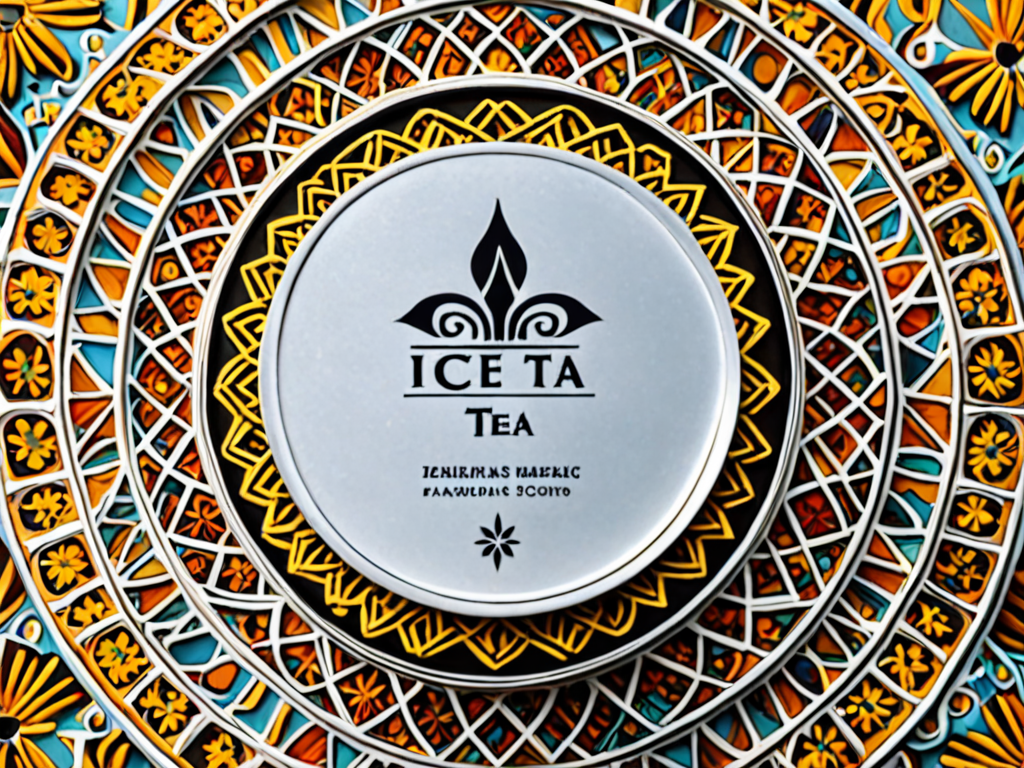 can design for ice tea with moroccan tea flavor