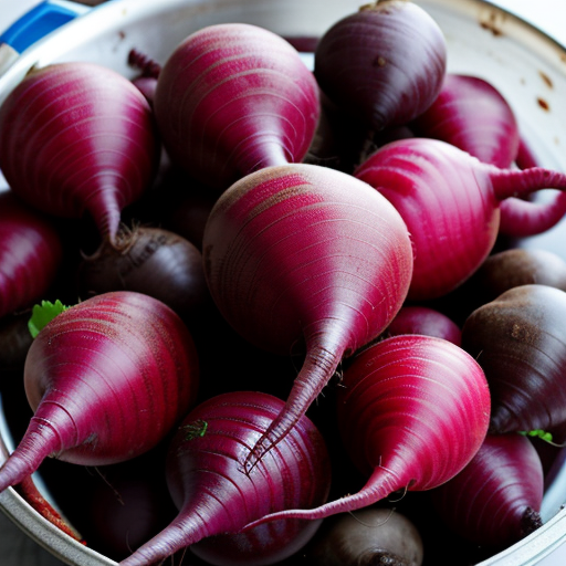 Freshly Harvested Beets Displayed in a Bowl Ready for Cooking